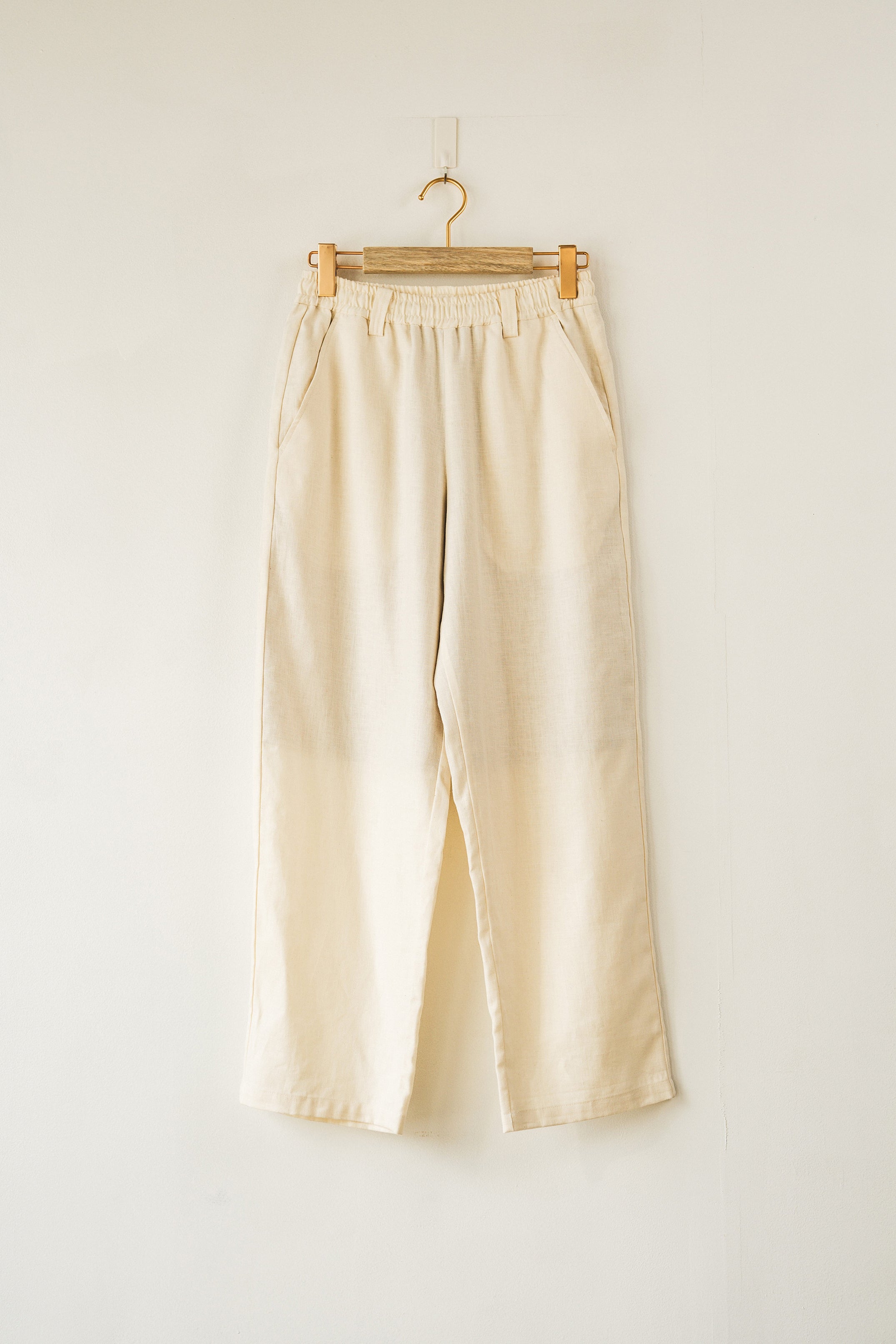 linen pants（ivory） – item OfficialSTORE